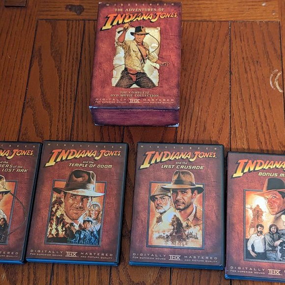 Paramount | Media | The Adventures Of Indiana Jones Complete Movie Dvd ...